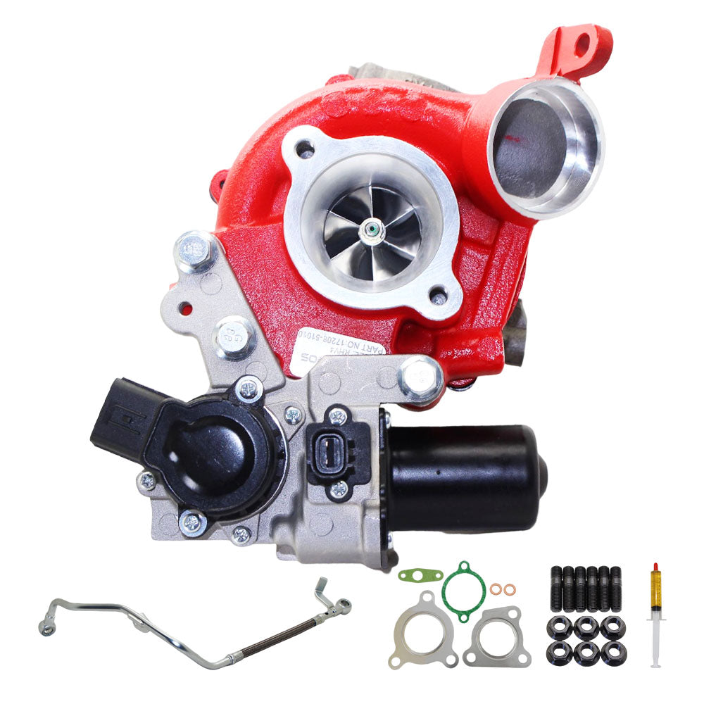 GEN1 High Flow Turbo Charger With Genuine Oil Feed Pipe For Toyota Lan ...